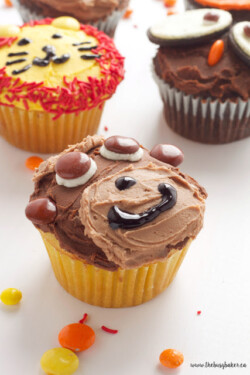 Zoo Animal Cupcakes Tutorial - The Busy Baker