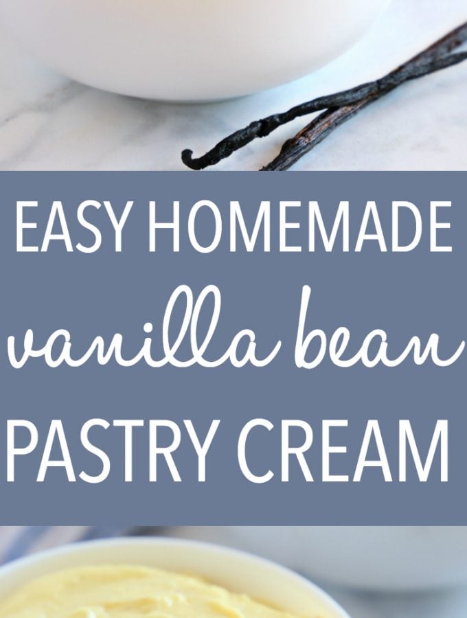 Easy Homemade Vanilla Bean Pastry Cream - The Busy Baker