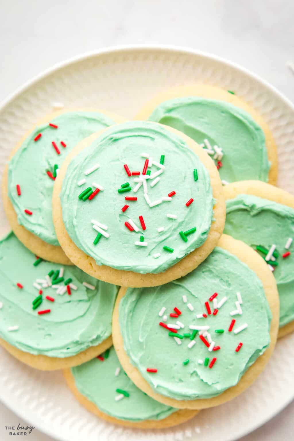 Easy Sugar Cookies- The Busy Baker