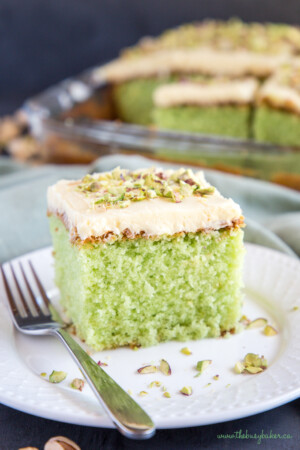 Pistachio Cake - The Busy Baker