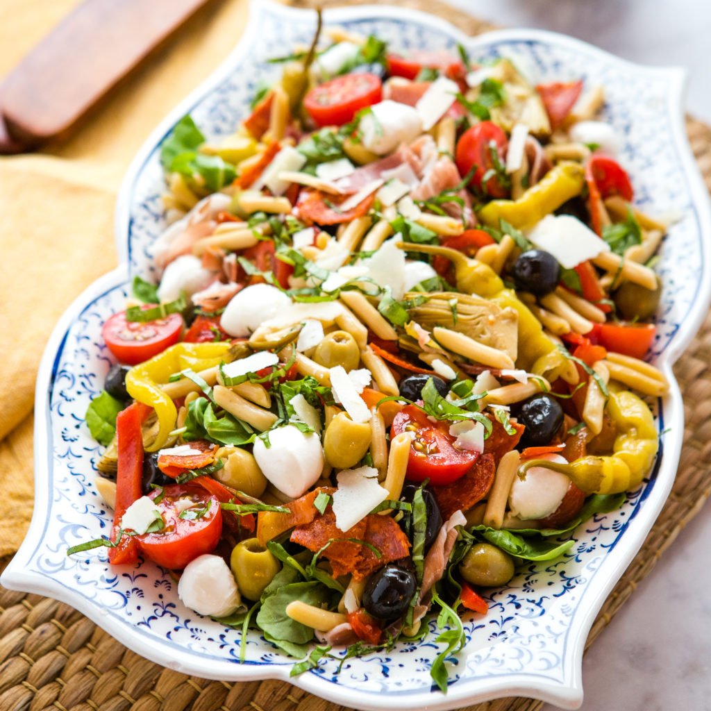 Easy Classic Italian Pasta Salad - The Busy Baker