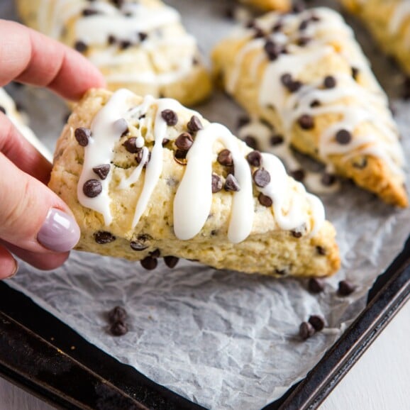 Best Ever Chocolate Chip Scones - The Busy Baker