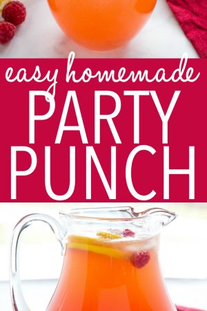 Fruity Punch Recipe - Great for Parties! - The Busy Baker