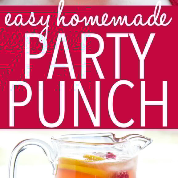 Fruity Punch Recipe - Great for Parties! - The Busy Baker
