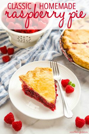 Raspberry Pie {Classic Family Recipe} - The Busy Baker
