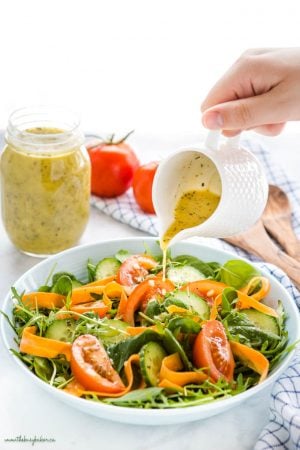 Classic Vinaigrette Salad Dressing Recipe - The Busy Baker
