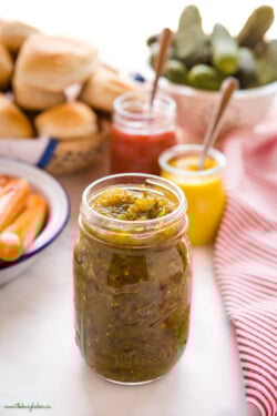 Relish Recipe - Hot Dog & Hamburger Relish - The Busy Baker