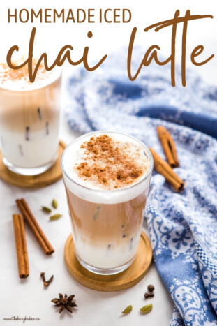 Iced Chai Latte - The Busy Baker