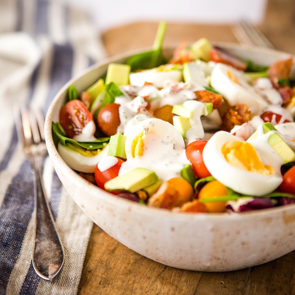 Chef's Salad with Egg - The Busy Baker
