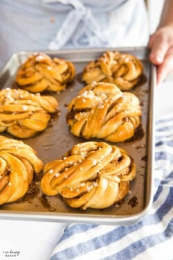 Swedish Cinnamon Buns (Kanelbullar) - The Busy Baker