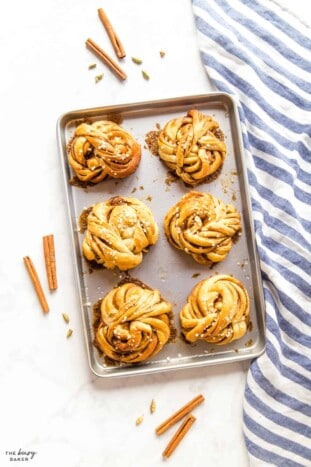 Swedish Cinnamon Buns (Kanelbullar) - The Busy Baker