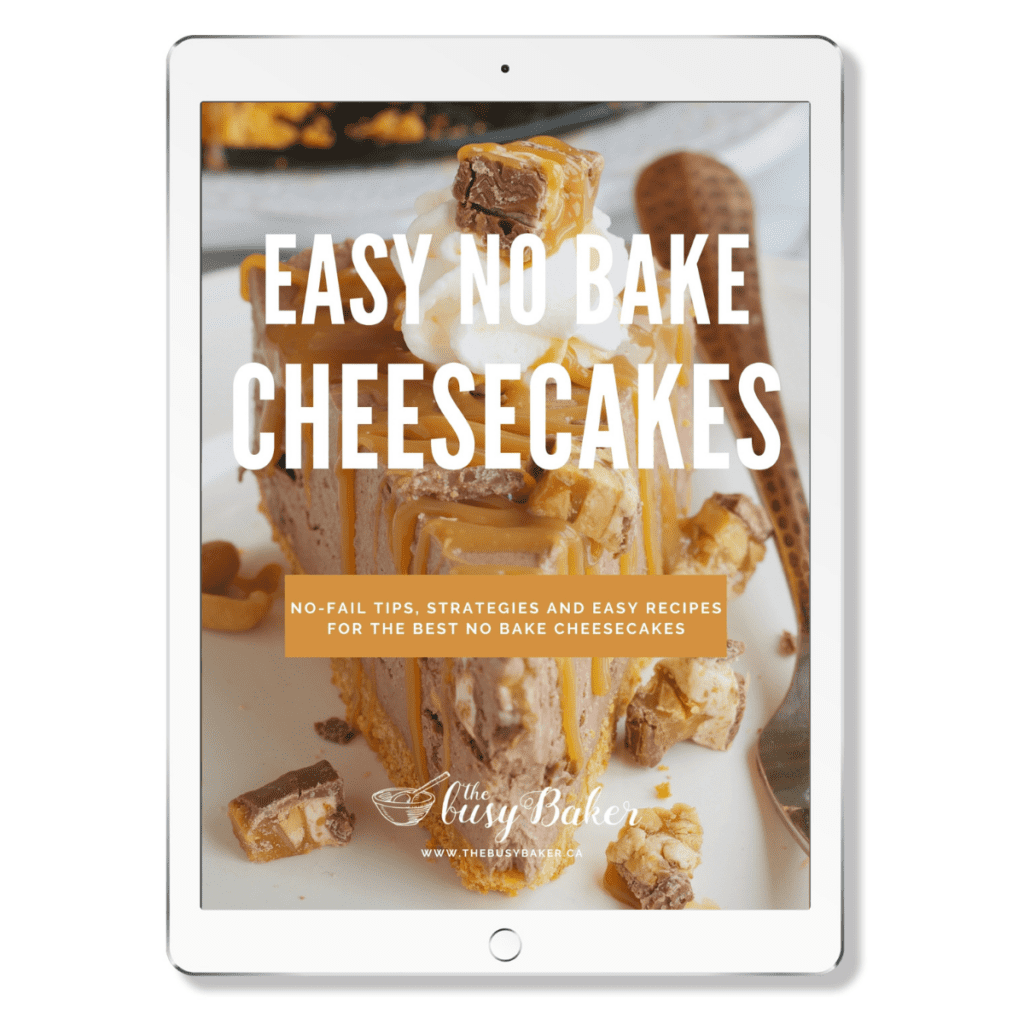 No Bake Blueberry Cheesecake - The Busy Baker