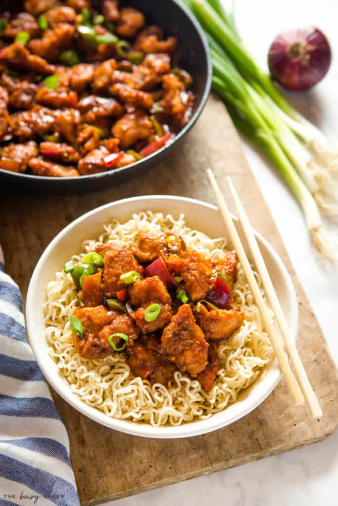 Spicy Chicken with Garlic and Chili - The Busy Baker