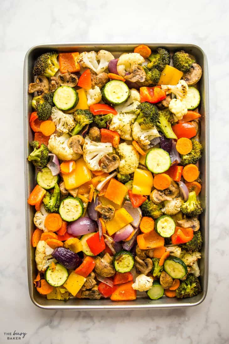 Roasted Vegetables - The Busy Baker