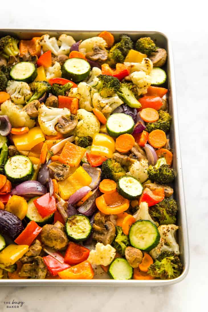 Roasted Vegetables - The Busy Baker