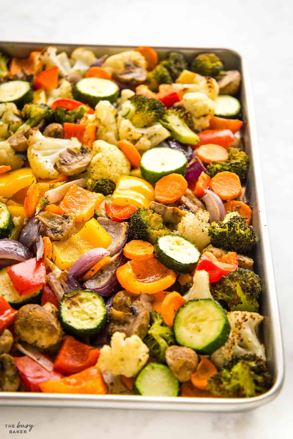 Roasted Vegetables - The Busy Baker