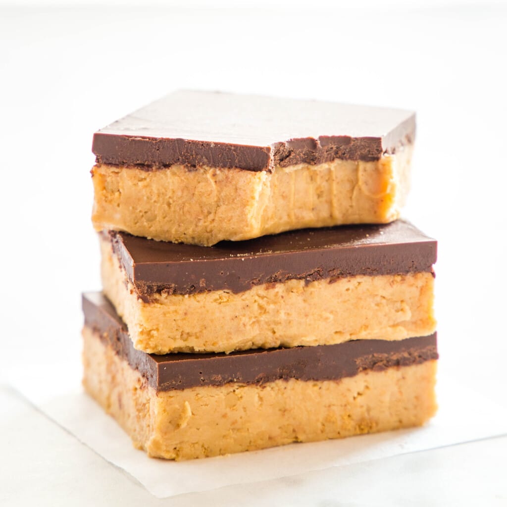 Peanut Butter Bars - The Busy Baker