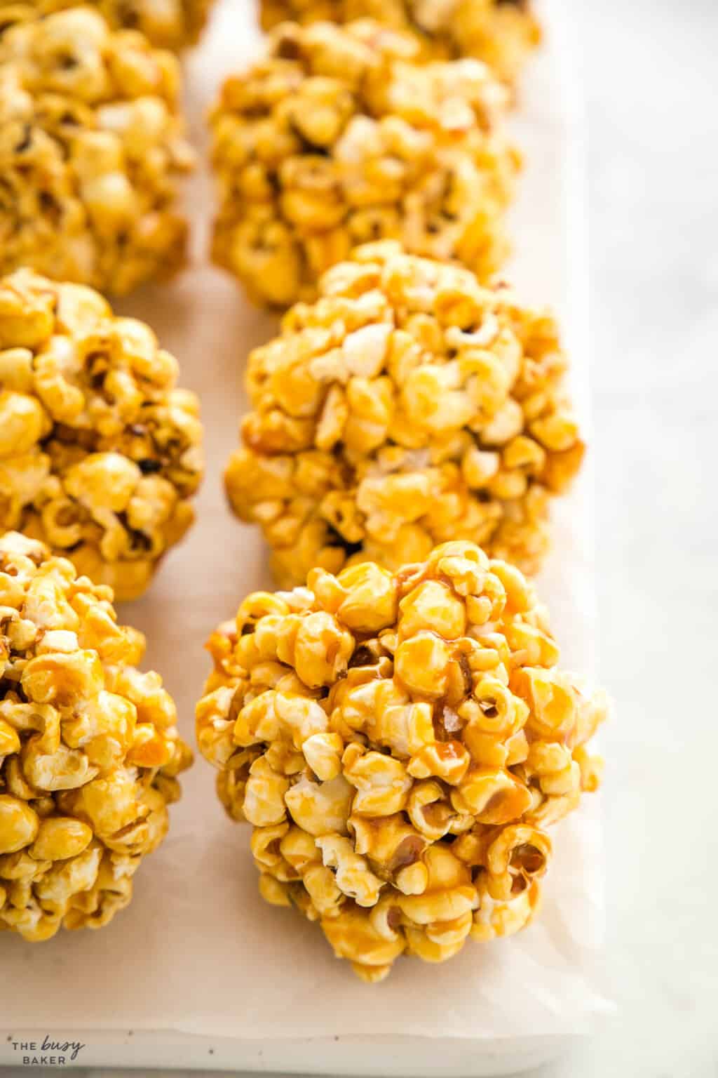 Popcorn Balls - The Busy Baker