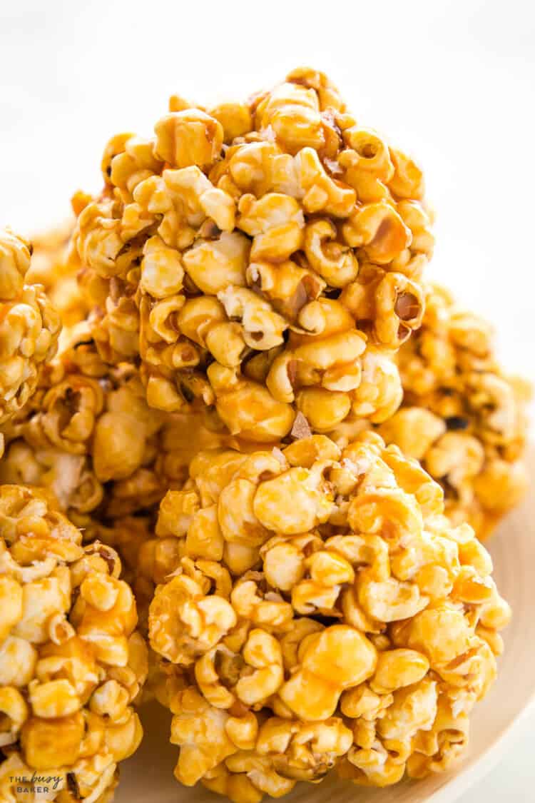 Popcorn Balls - The Busy Baker