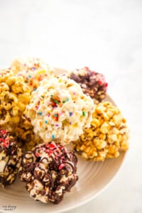 Popcorn Balls - The Busy Baker