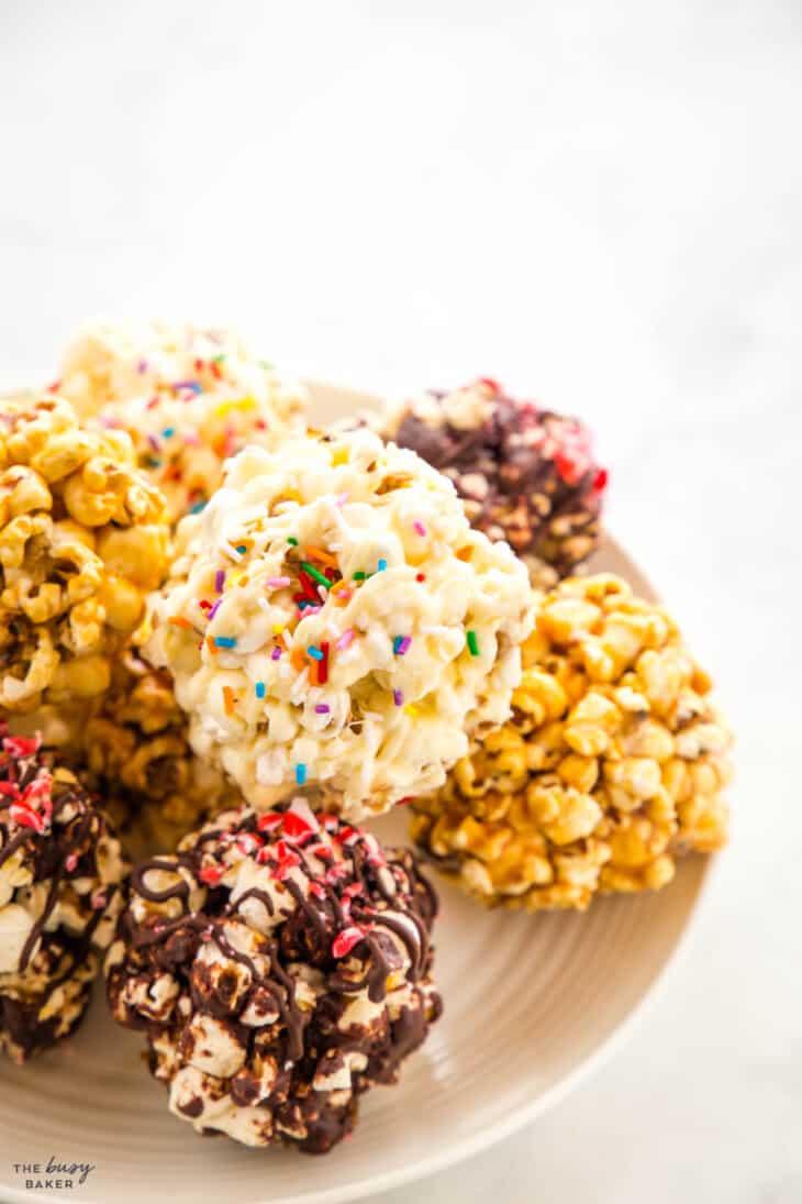 Popcorn Balls - The Busy Baker