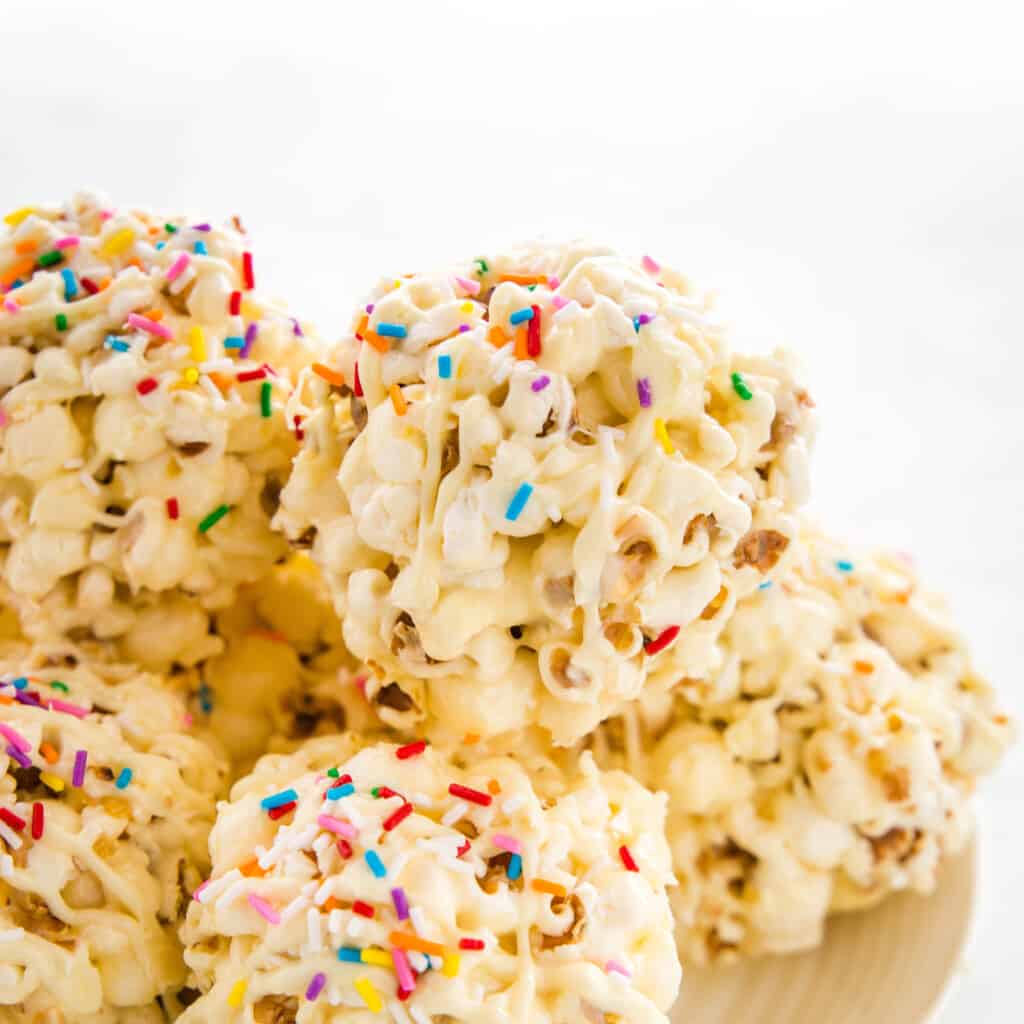 Popcorn Balls - The Busy Baker