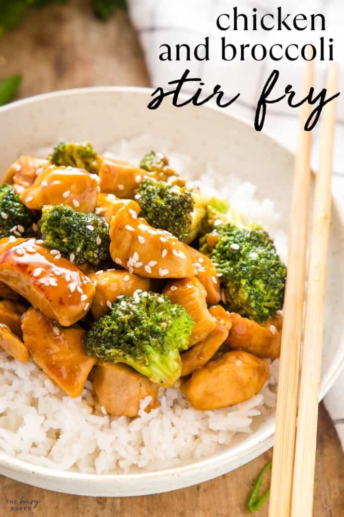 Chicken and Broccoli Stir Fry - The Busy Baker