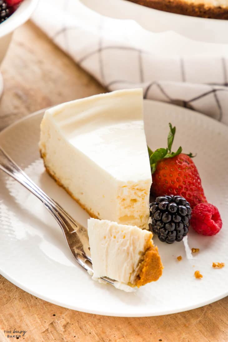 New York Cheesecake - The Busy Baker