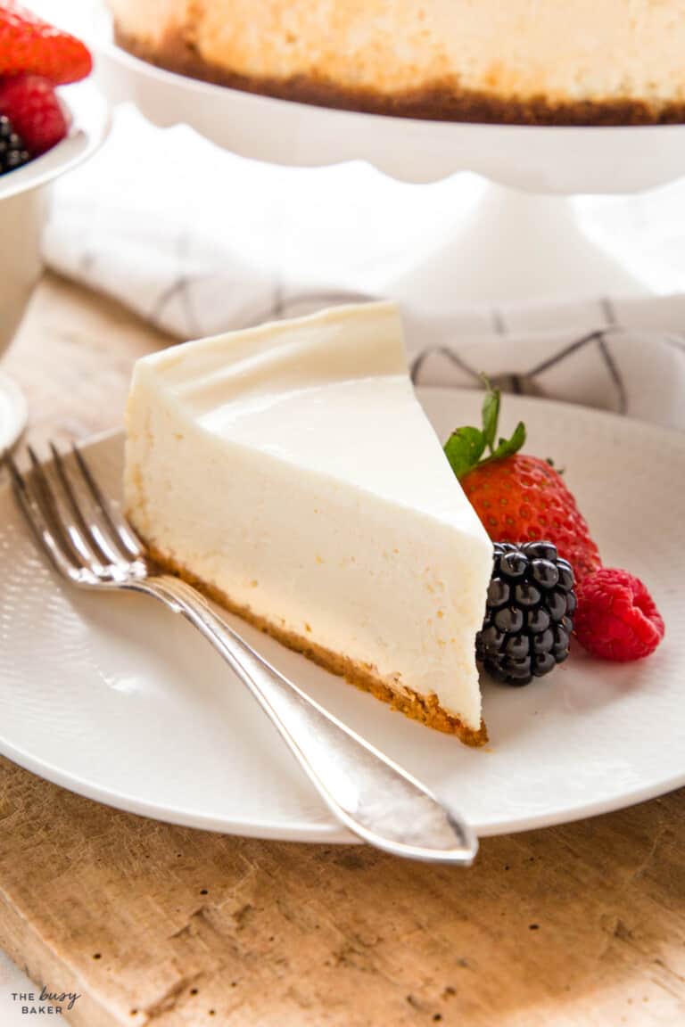 New York Cheesecake - The Busy Baker