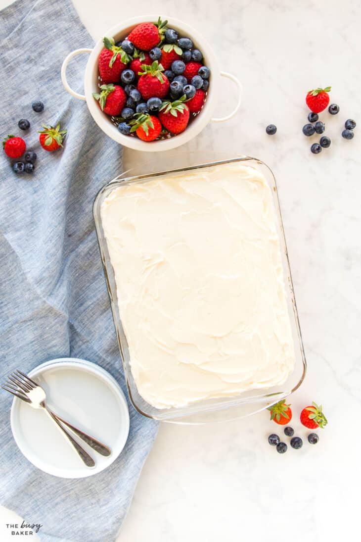 White Cake - The Busy Baker