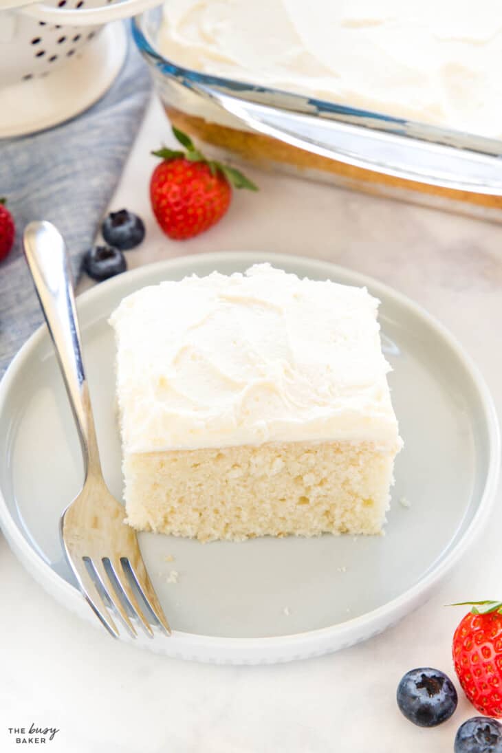White Cake - The Busy Baker