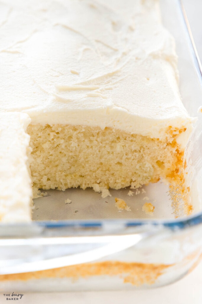 White Cake - The Busy Baker