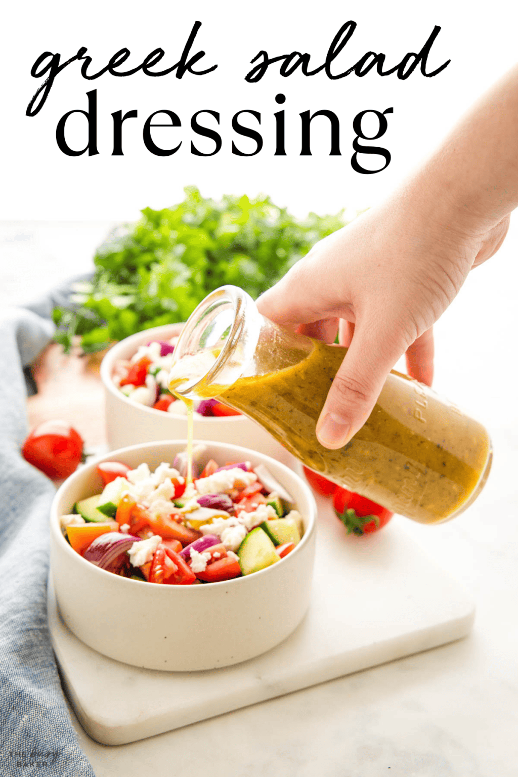 Greek Salad Dressing - The Busy Baker
