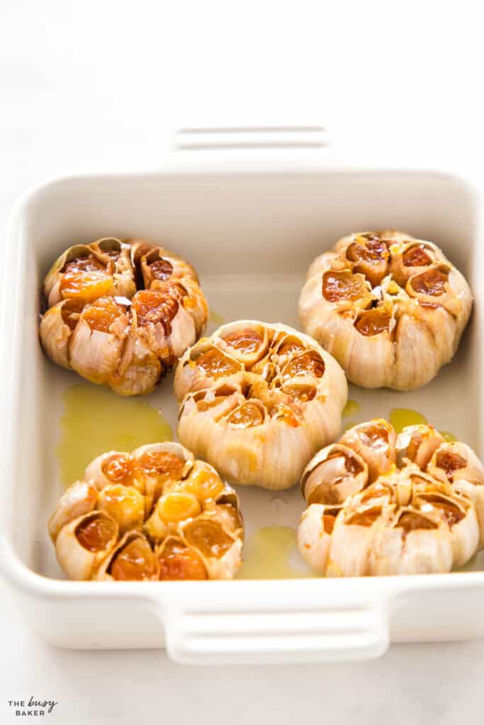 Roasted Garlic - The Busy Baker