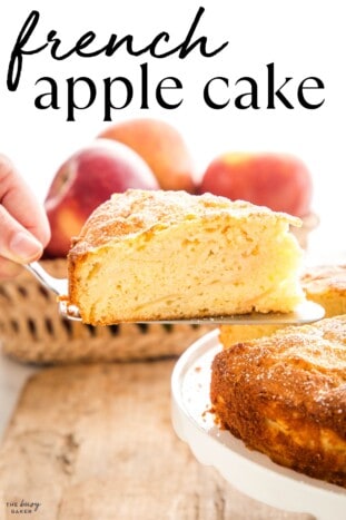 French Apple Cake - The Busy Baker