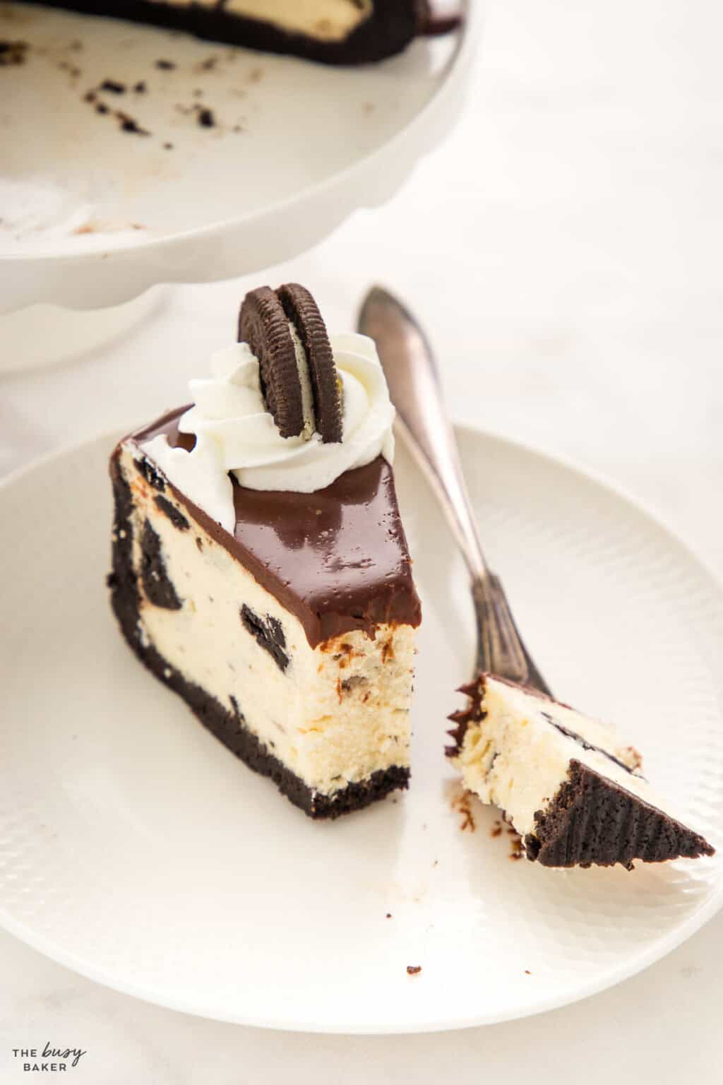 Oreo Cheesecake - The Busy Baker