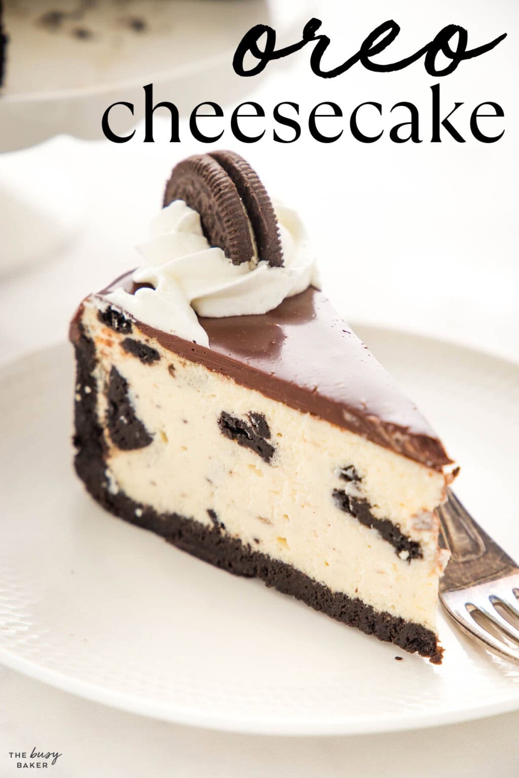 Oreo Cheesecake - The Busy Baker