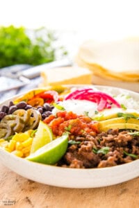 Burrito Bowl - The Busy Baker