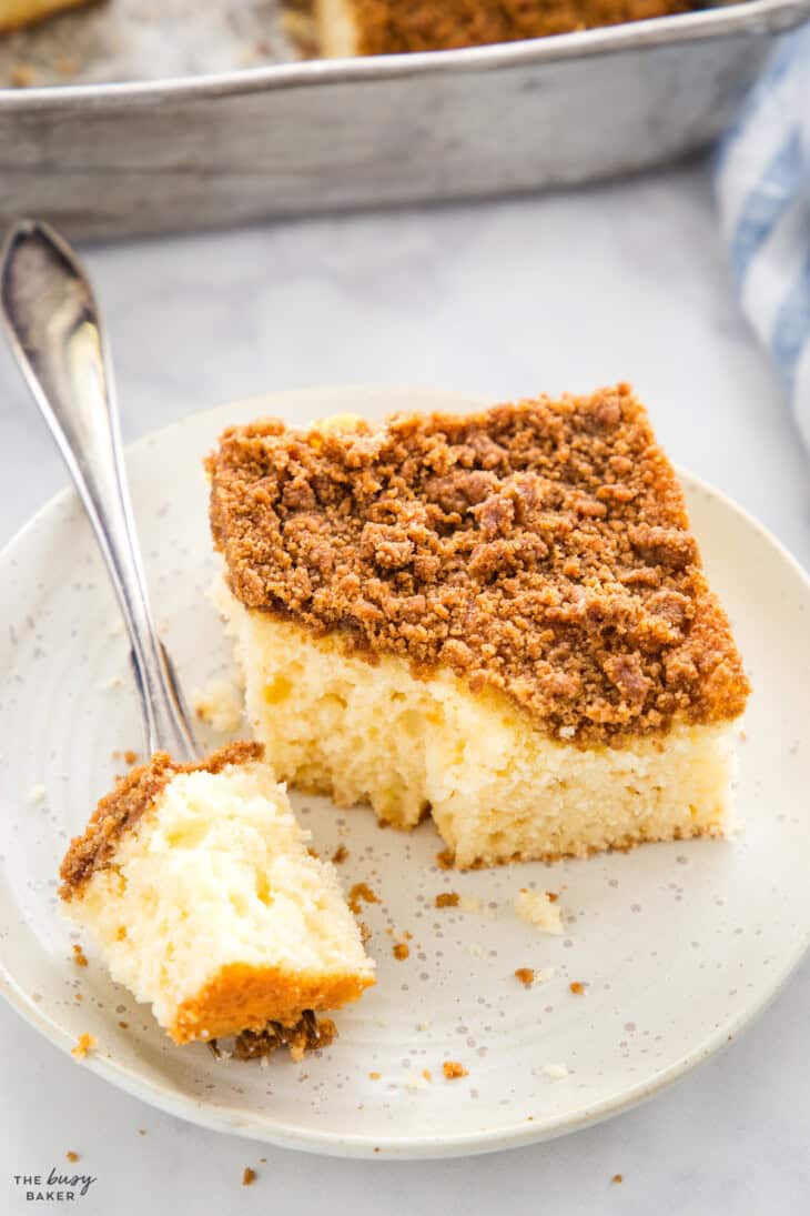 Crumb Cake - The Busy Baker