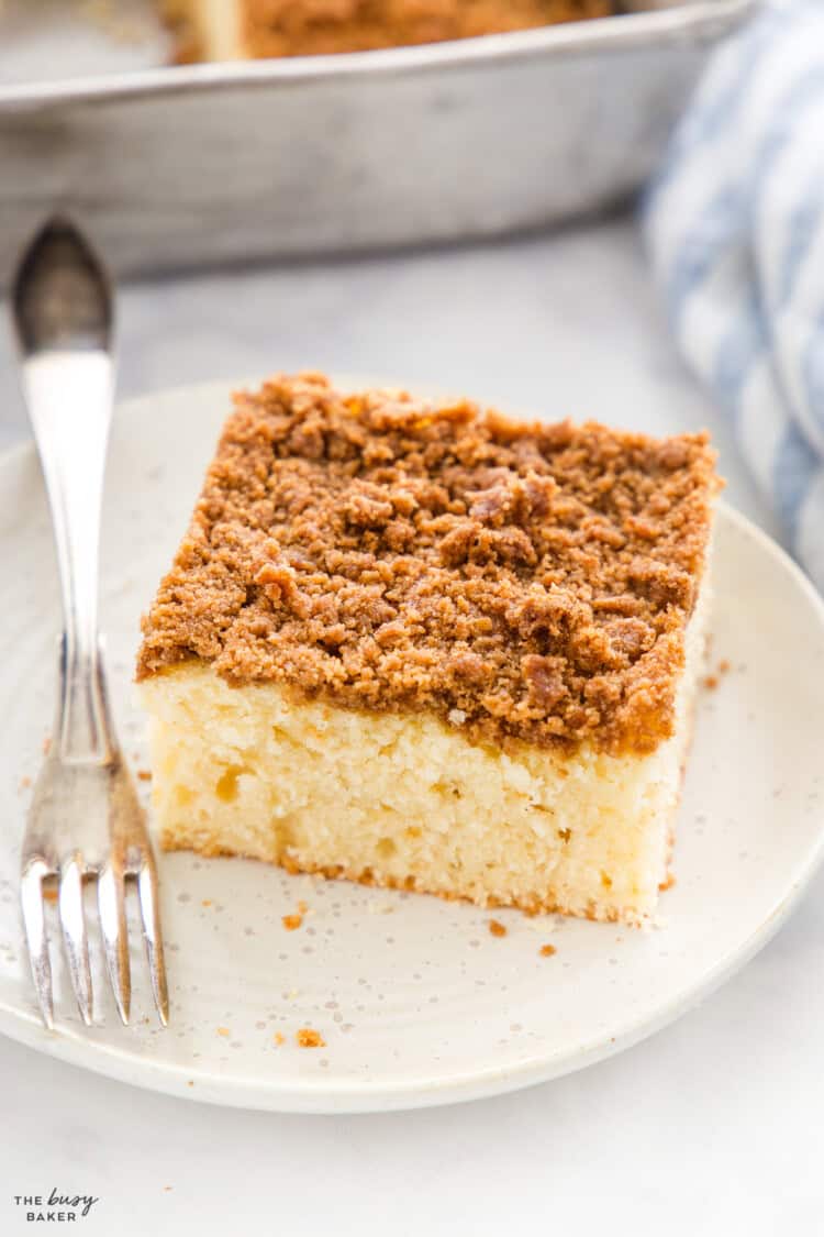 Crumb Cake - The Busy Baker