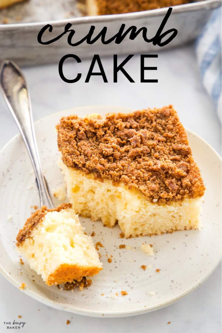 Crumb Cake - The Busy Baker