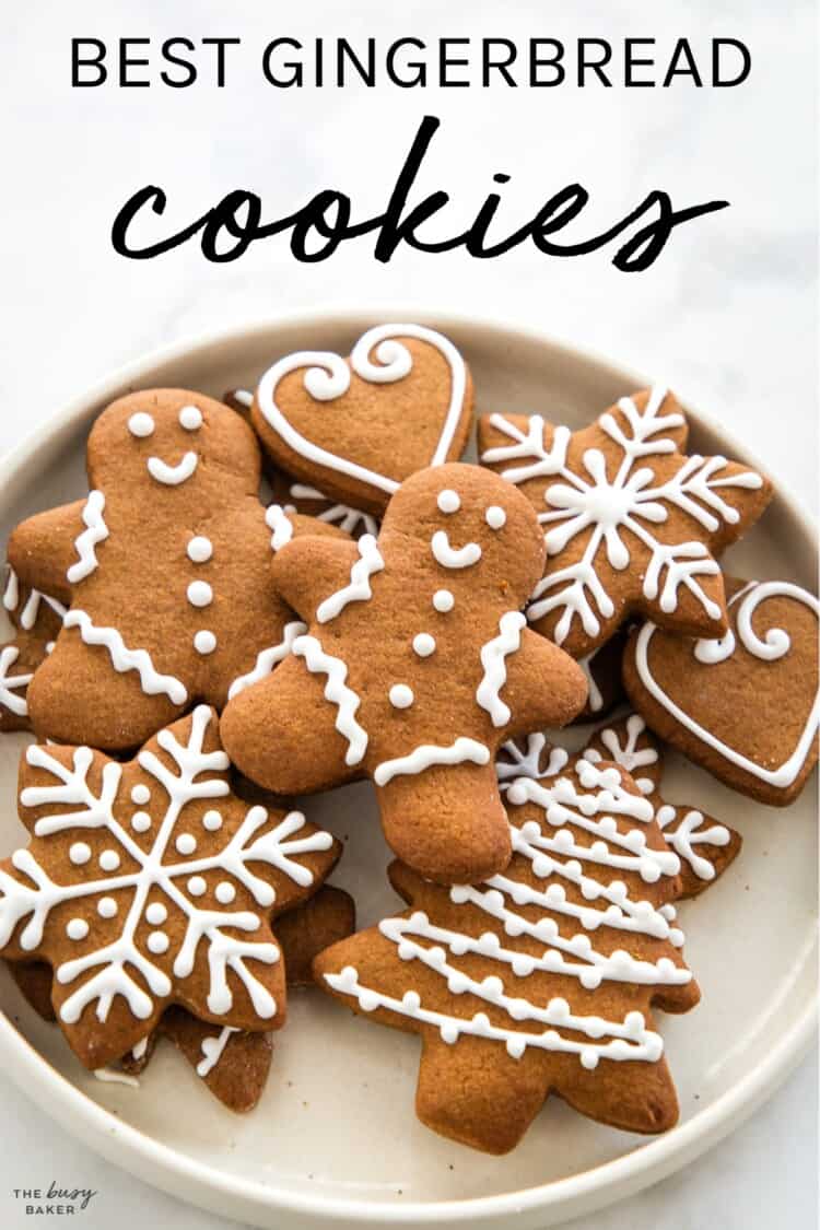 Gingerbread Cookies - The Busy Baker