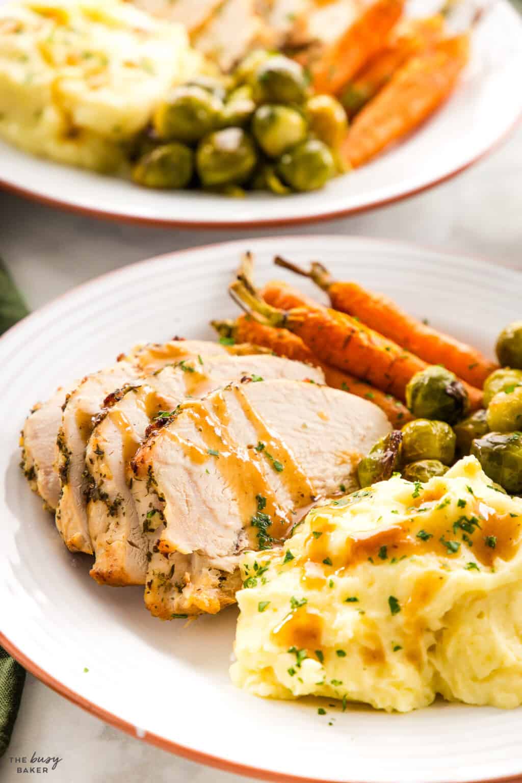 Easy One Pan Turkey Dinner - The Busy Baker