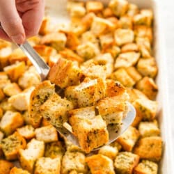 Homemade Croutons - The Busy Baker