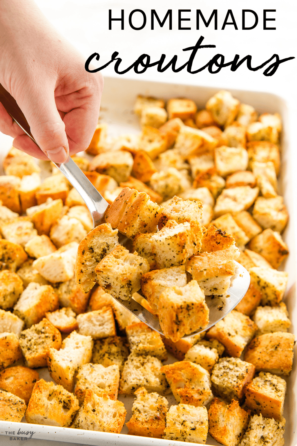 Homemade Croutons - The Busy Baker