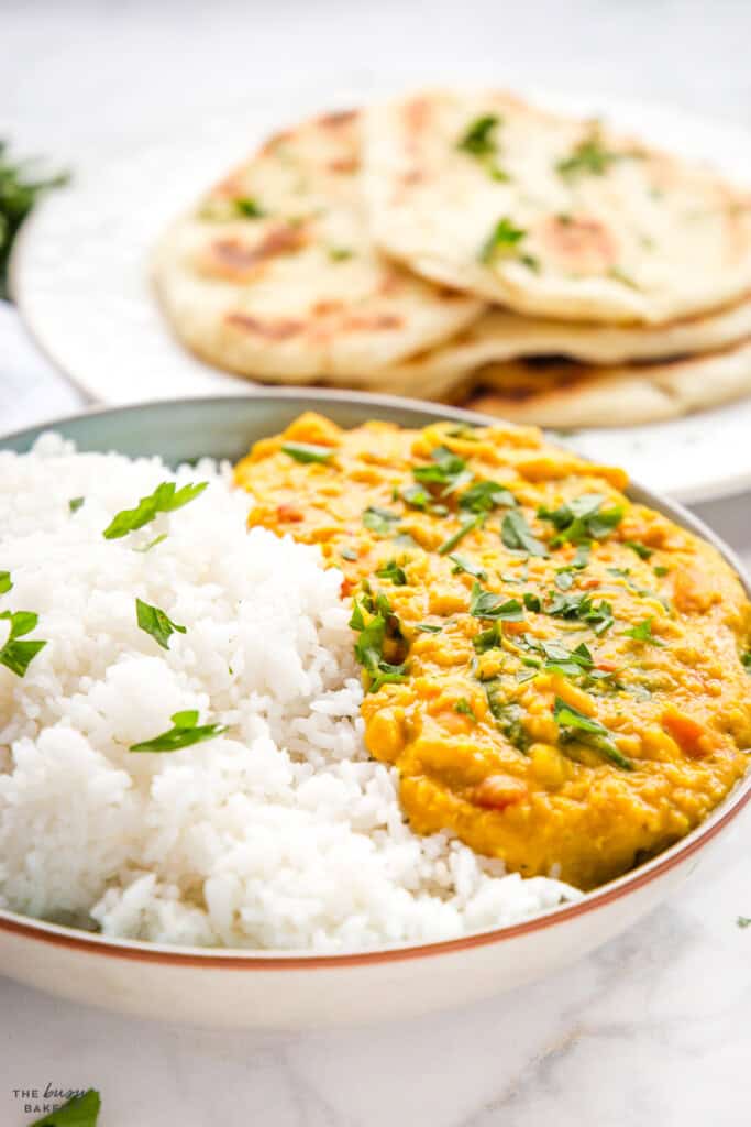 Easy Lentil Curry {Vegan} - The Busy Baker