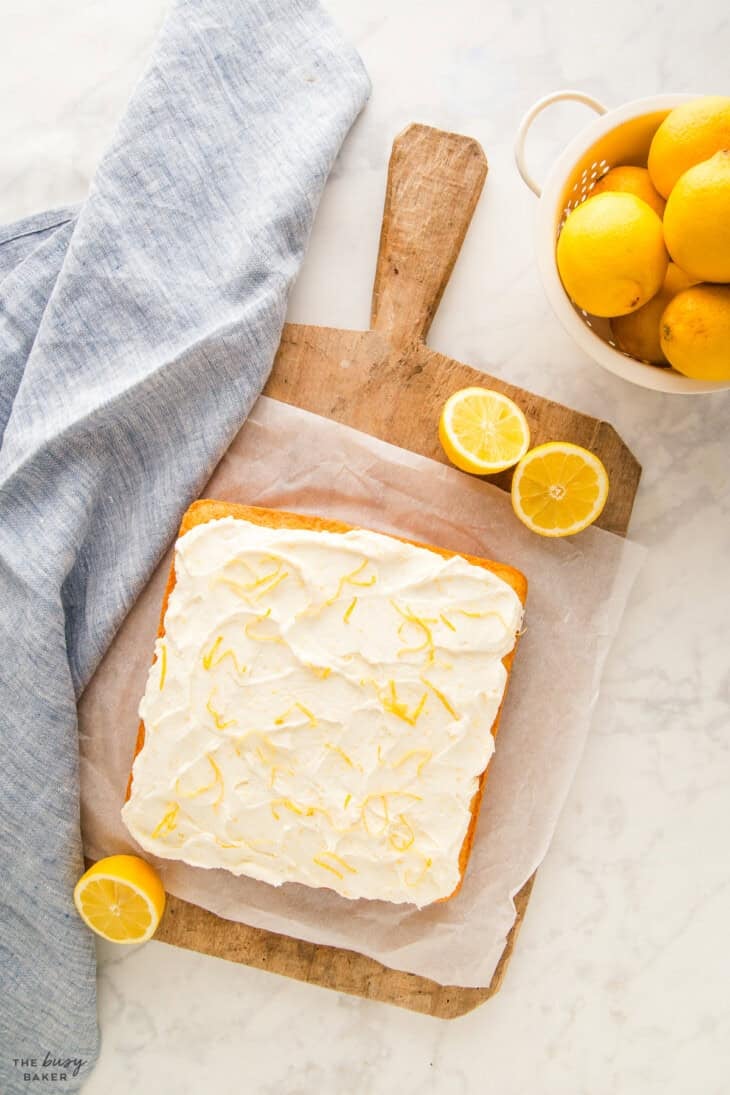 Lemon Cake - The Busy Baker