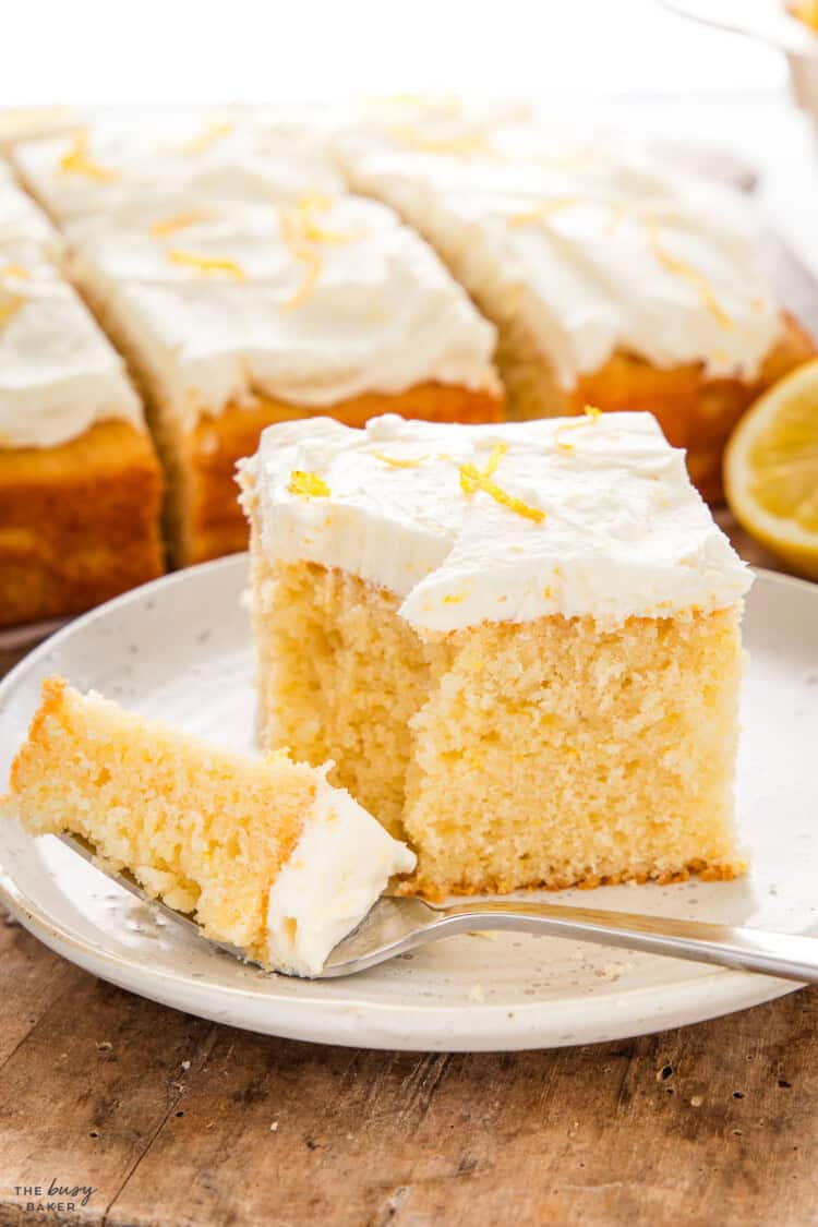 Lemon Cake - The Busy Baker