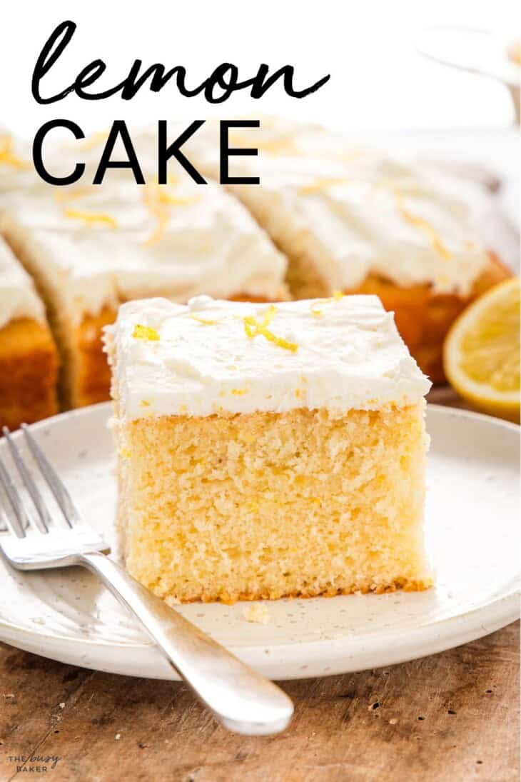 Lemon Cake - The Busy Baker