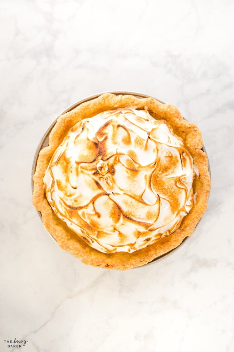 Lemon Meringue Pie - The Busy Baker